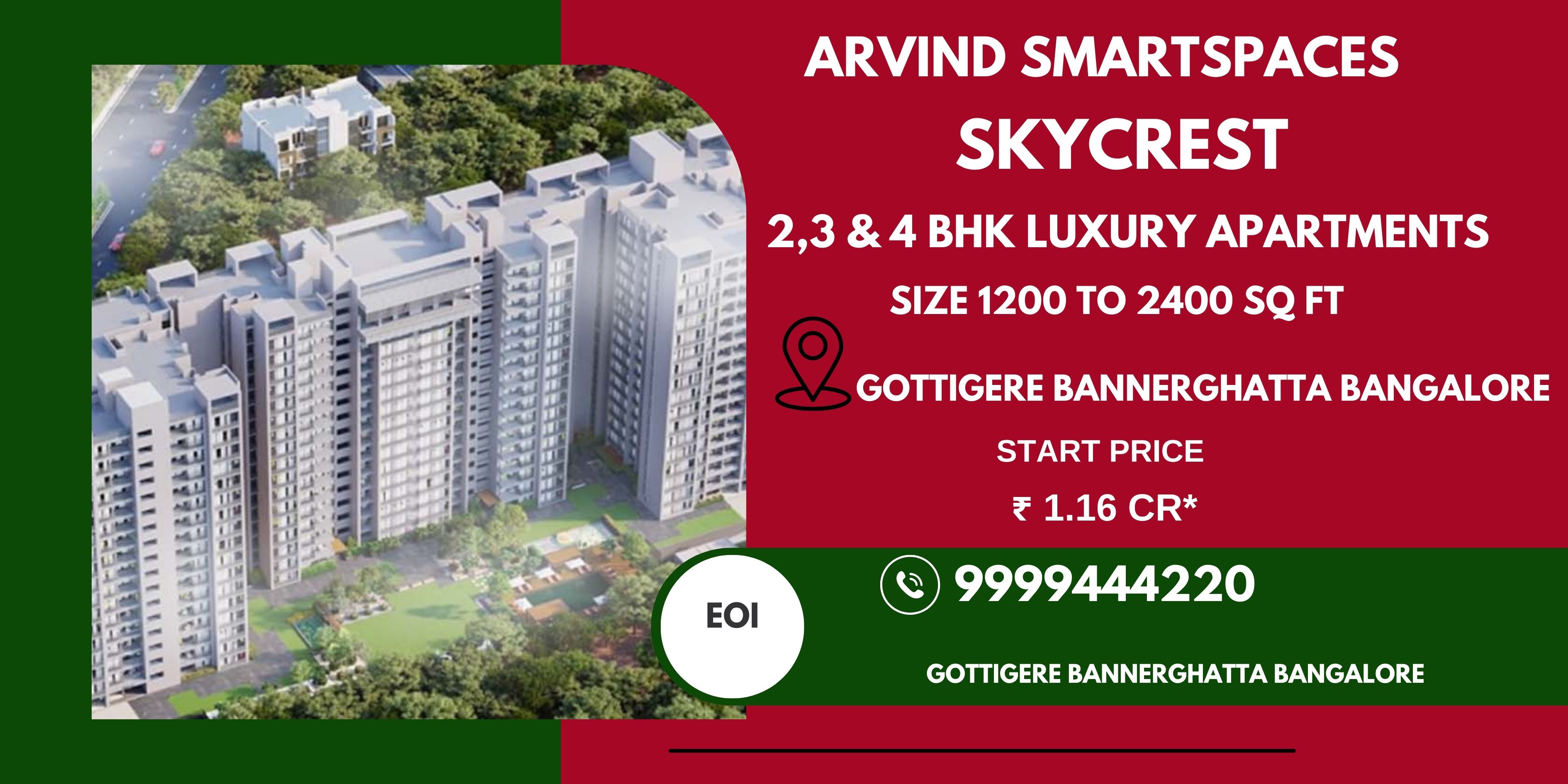 arvind-skycrest-bangalore-banner99 | Yamuna Expressway Plots