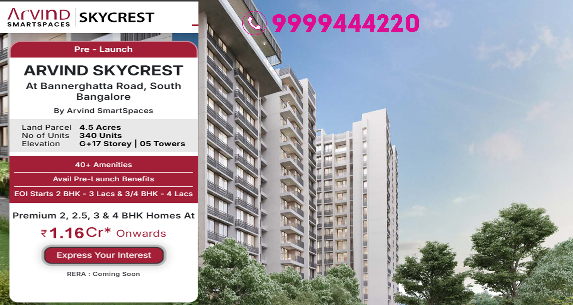 Arvind Skycrest Bannerghatta: A New Benchmark Luxury Living